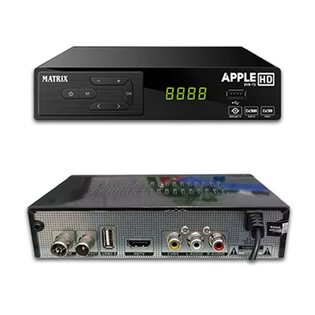 Set Top Box Matrix DVB-T2 Merah